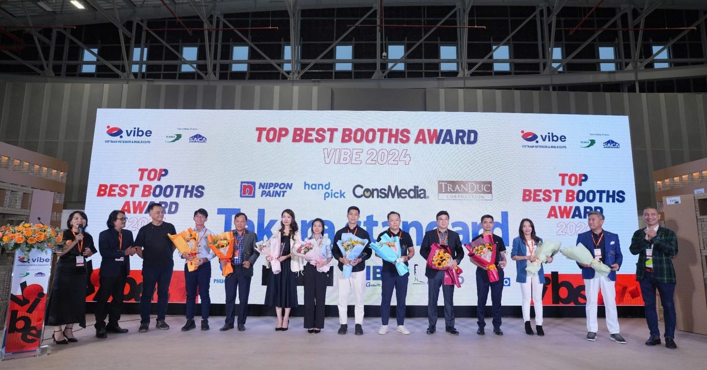 CÔNG BỐ KẾT QUẢ TOP BEST BOOTHS AWARD - VIBE 2024